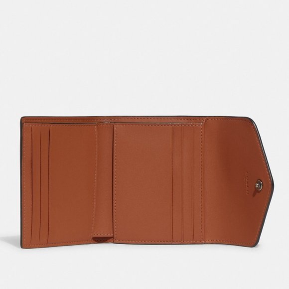 Coach | Bags | Coach Wyn Small Wallet With Floral Print Pewtermulti ...